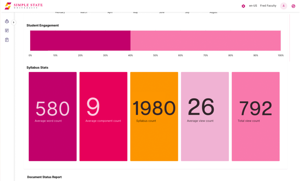 Syllabus Management System - Simple Syllabus
